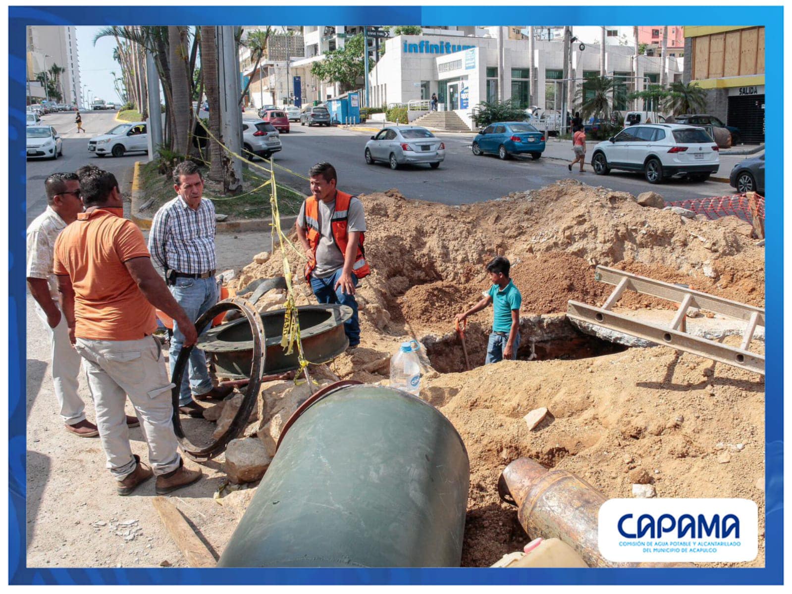 CAPAMA | servicio de agua potable y saneamiento de Acapulco, Guerrero.